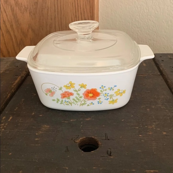 Corningware | Kitchen | Vintage Corningware Wildflowers Casserole Dish | Poshmark